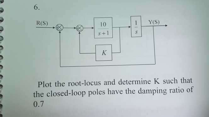 Solved Plot the root-locus and determine K such that the | Chegg.com