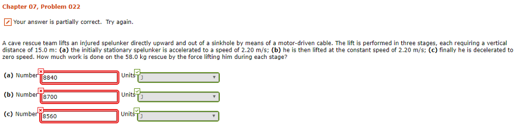 Solved Chapter 07, Problem 022 Your answer is partially | Chegg.com