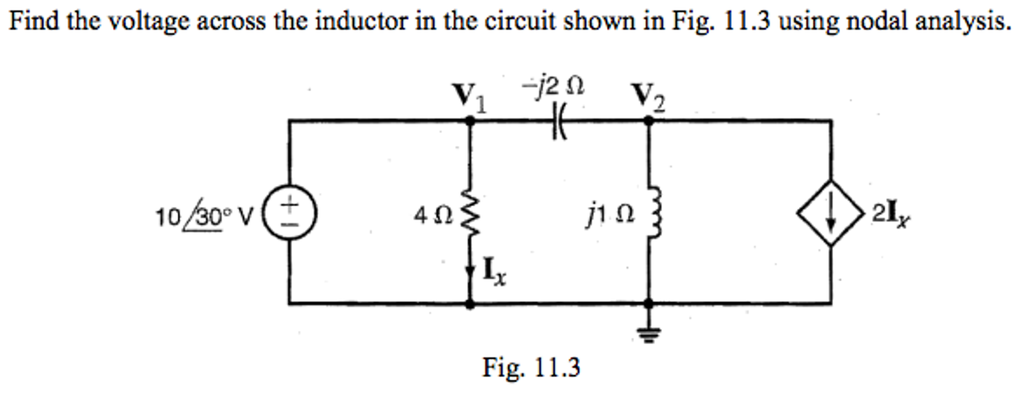 Solved Find the voltage across the inductor in the circuit | Chegg.com