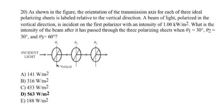 Solved As shown in the figure, the orientation of the | Chegg.com