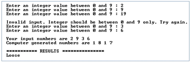 Solved Create a simple lottery program using C. A user will | Chegg.com