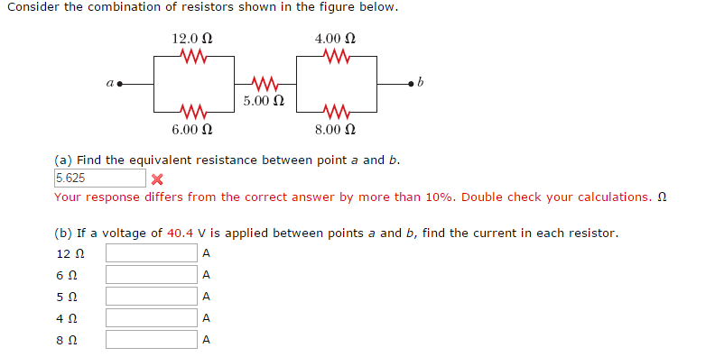 Solved Consider the combination of resistors shown in the | Chegg.com