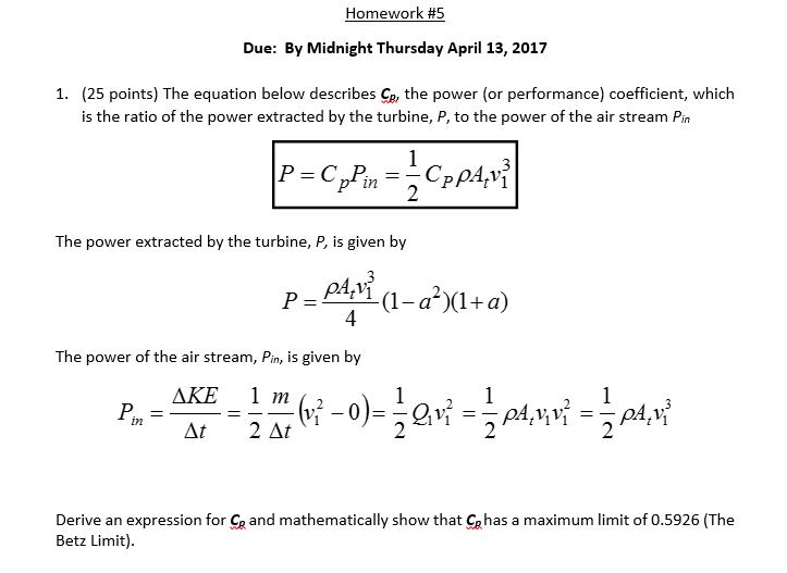 Solved The equation below describes C_p, the power (or | Chegg.com