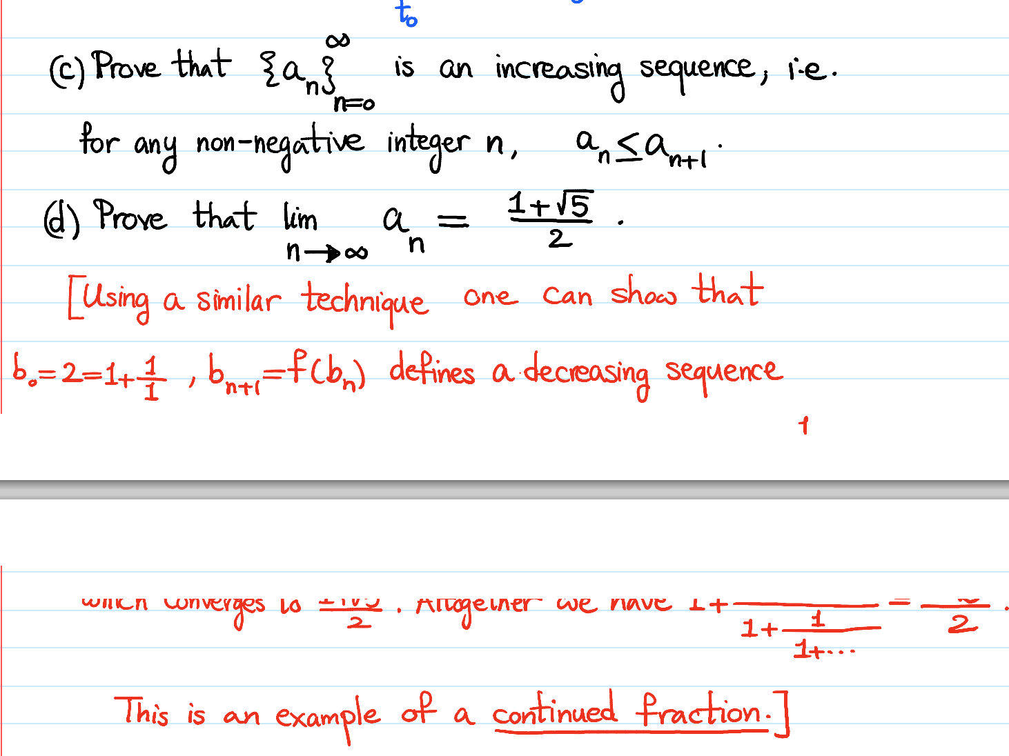 Solved Prove that {an}^ infinity n=0 is an increasing | Chegg.com