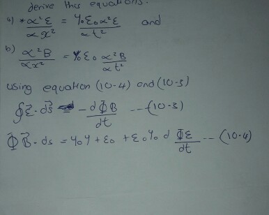 Solved derive equal this using equat on (lo-4) and (tos) | Chegg.com