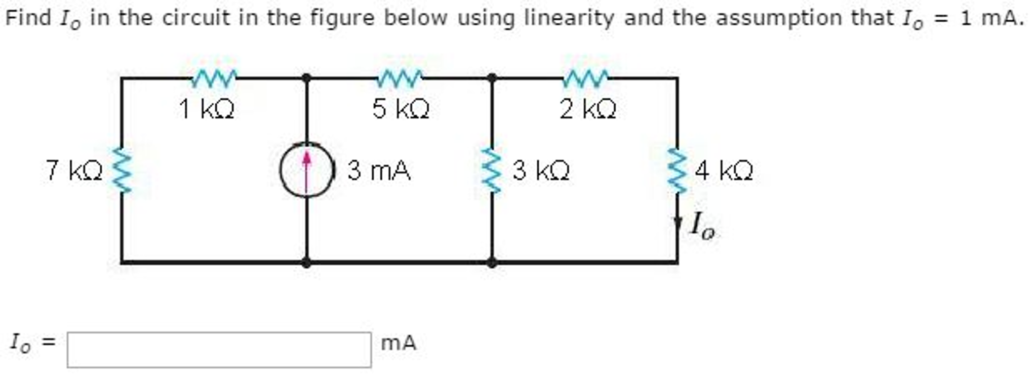Solved Find Io in the circuit in the figure below using | Chegg.com Solved Find Io in the circuit in the figure below using | Chegg.com