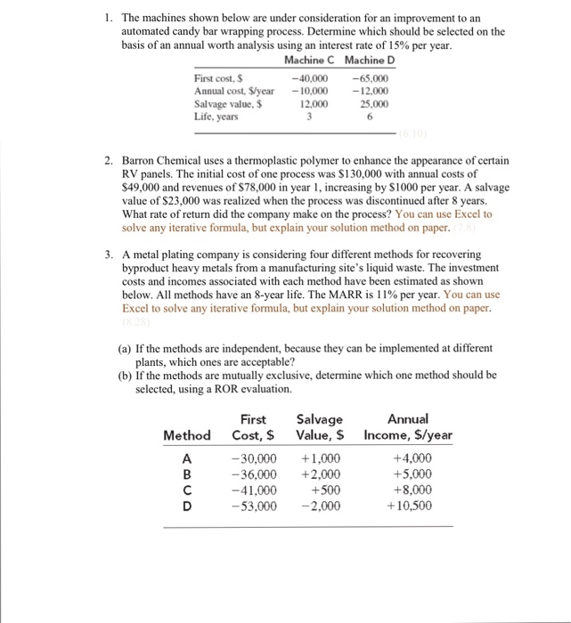 Solved Solve questions 1,2,3a and 3b with steps , show your | Chegg.com