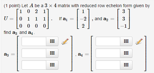 Solved Linear Algebra Question Please fill in the blanks | Chegg.com