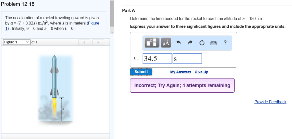 Solved The acceleration of a rocket traveling upward is | Chegg.com