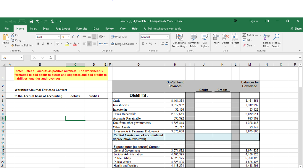 The fund-basis financial statements of the City of | Chegg.com