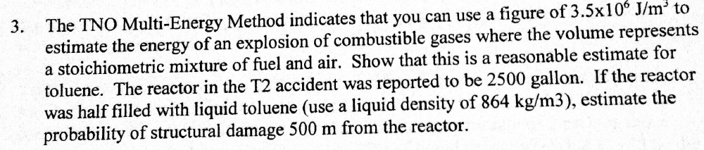 Solved 3. The TNO Multi-Energy Method indicates that you can | Chegg.com