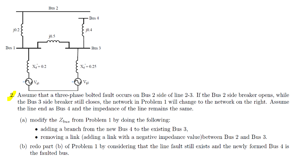 Assume that a three-phase bolted fault occurs on | Chegg.com