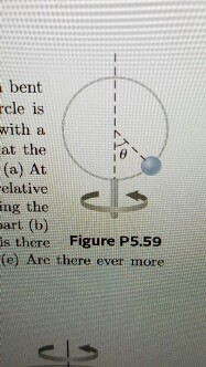 Solved A single bead can slide with negligible friction on a | Chegg.com