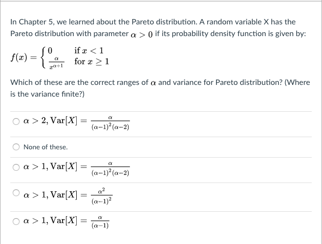 Solved In Chapter 5, we learned about the Pareto | Chegg.com
