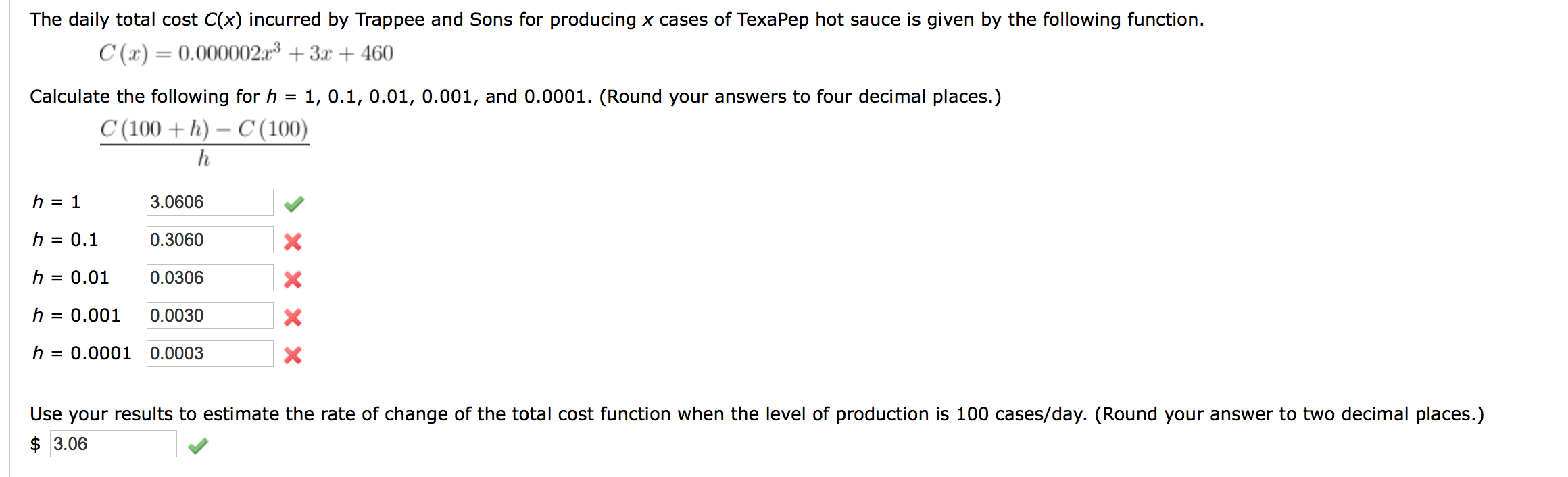 Solved The daily total cost C(x) incurred by Trappee and | Chegg.com Solved The daily total cost C(x) incurred by Trappee and | Chegg.com