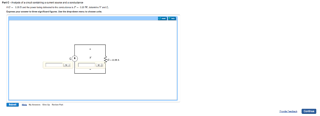 Solved Part A - Calculation of voltage, current, and power | Chegg.com