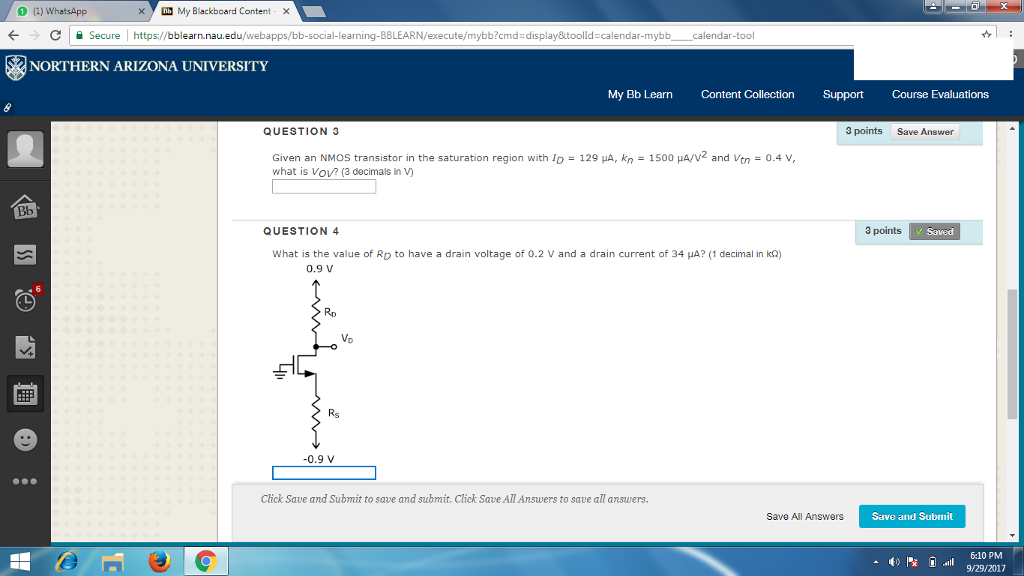 Solved 1 1) WhatsApp y My My Blackboard Content C Secure ! | Chegg.com