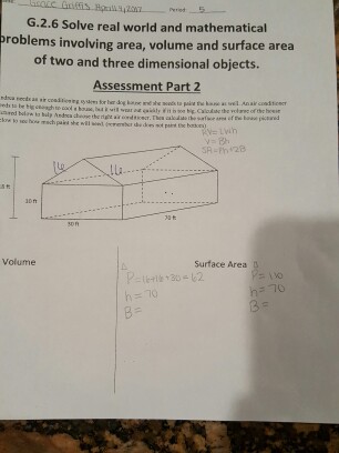 G.2.6 solve real world and mathematical problems | Chegg.com