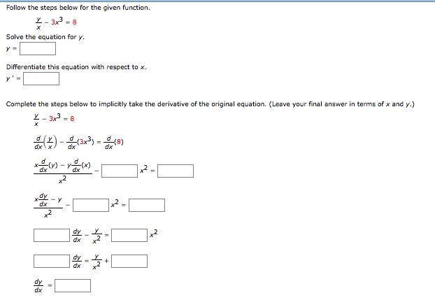 Solved Follow the steps below for the given function 3x3 | Chegg.com