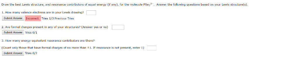 Solved Draw the best Lewis structure, and resonance | Chegg.com