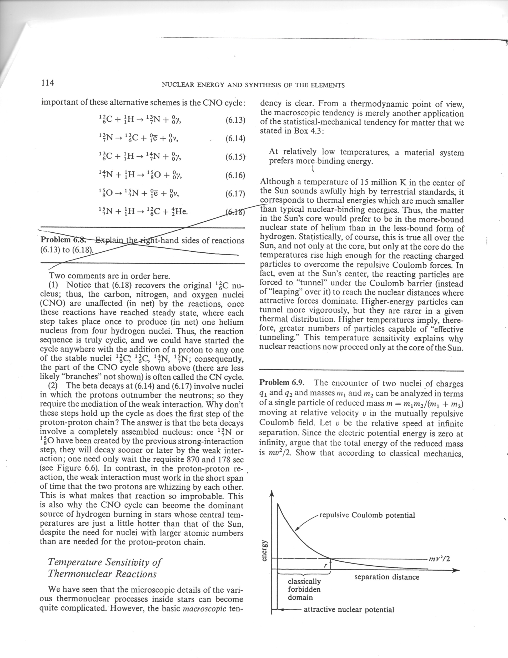 Problem 6.9 from Frank Shu's The Physical Universe. I | Chegg.com