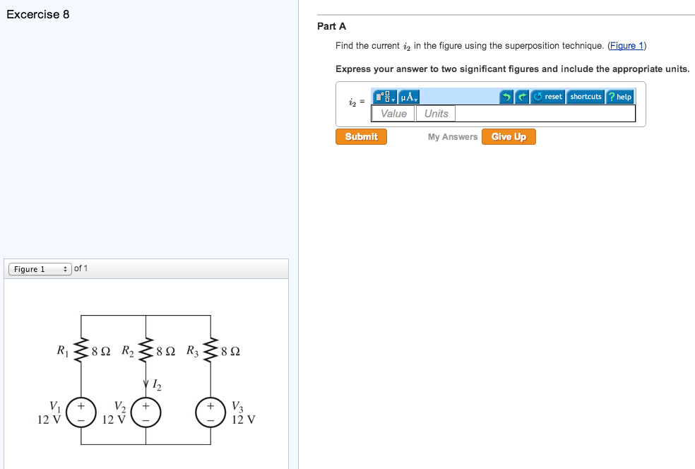 Solved Find the current i2 in the figure using the | Chegg.com