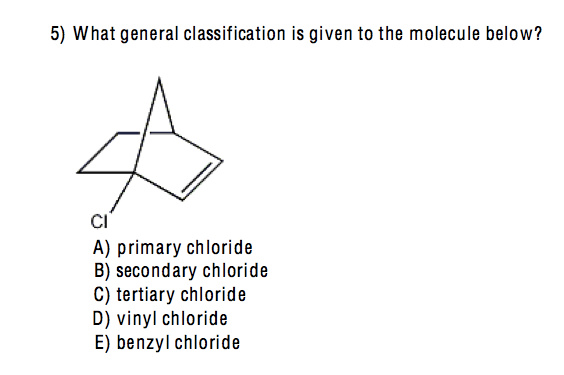 Solved What general classification is given to the molecule | Chegg.com