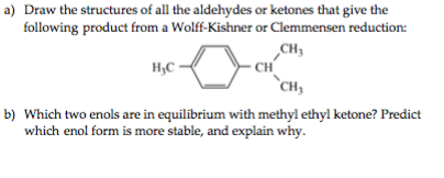 Solved Draw the structures of all the aldehydes or ketones | Chegg.com