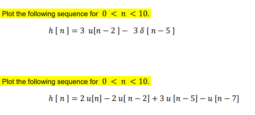 Solved Plot the following sequence for 0