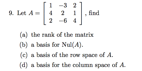 Solved Find a Basis for each of the following subspaces S of | Chegg.com