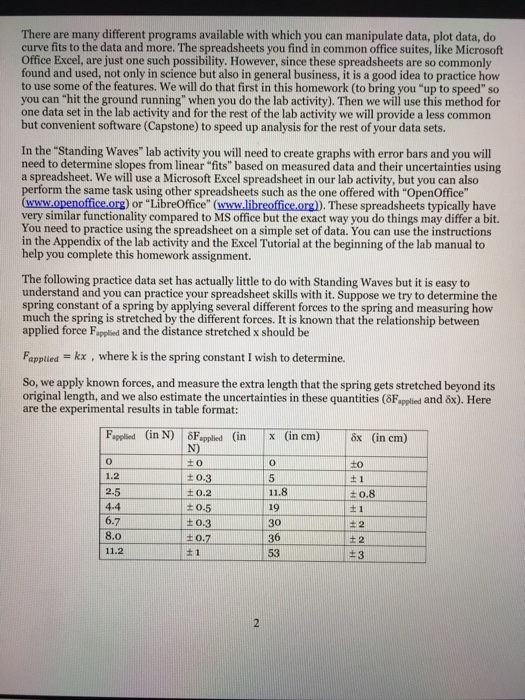 Solved There are many different programs available with | Chegg.com