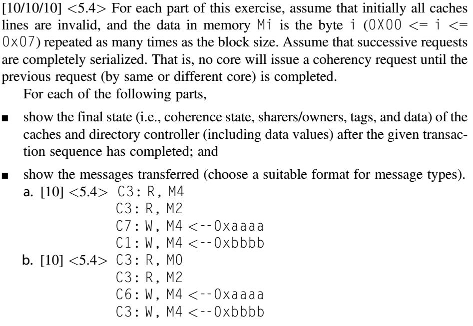[10/10/10] For each part of this exercise, | Chegg.com