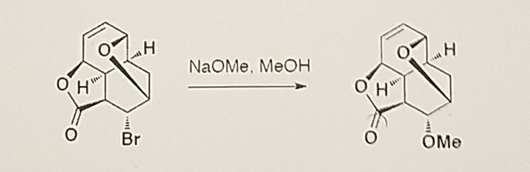 Solved NaOMe, MeOH O OMe O Br | Chegg.com