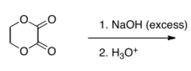 Solved 1. NaOH (excess) 2. H3O+ | Chegg.com