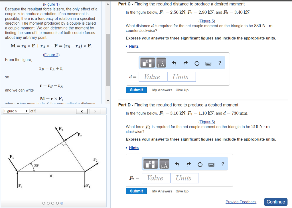 Solved Figure 1) Because the resultant force is zero, the | Chegg.com