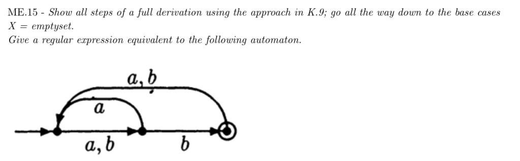 Solved ME.15- Show all steps of a full derivation using the | Chegg.com