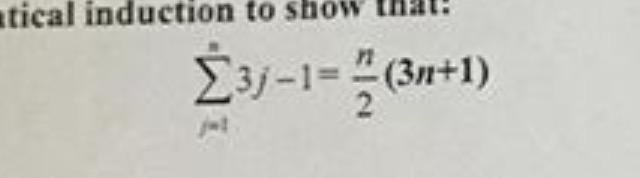 Solved Use mathematical induction to show that... above | Chegg.com