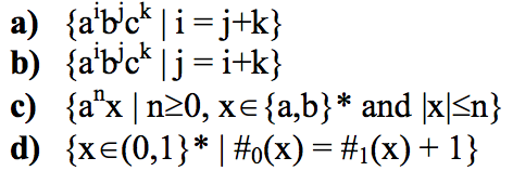 Solved Construct PDA's for the following languages: {a^i | Chegg.com