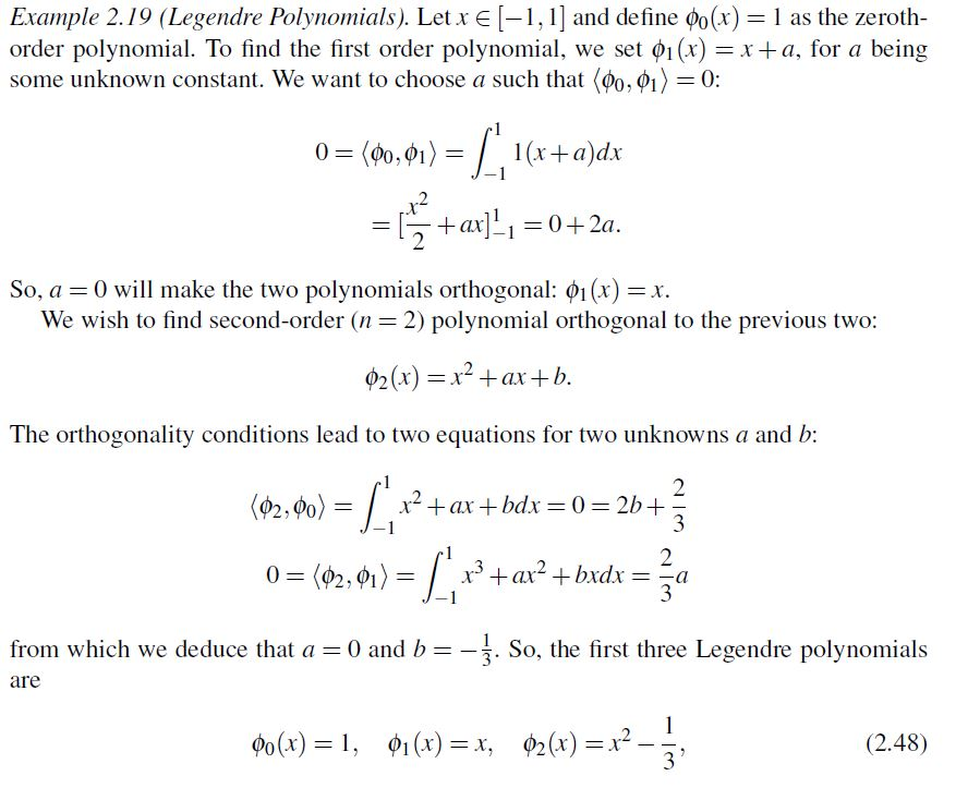Solved 2.60. Legendre polynomials solve an eigenfunction | Chegg.com