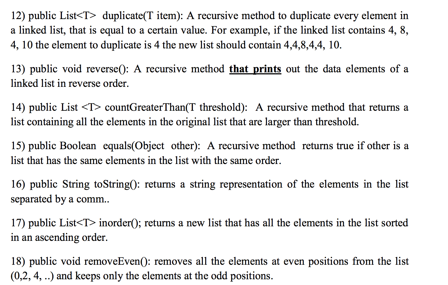 Solved Please Could You Implement A Singlylinkedlist Class 