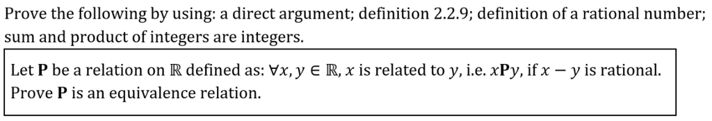 Solved Prove the following by using: a direct argument; | Chegg.com