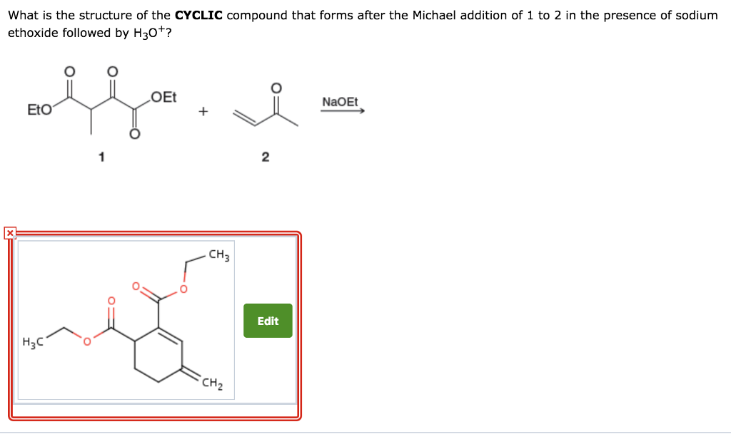 Solved What is the structure of the CYCLIC compound that | Chegg.com