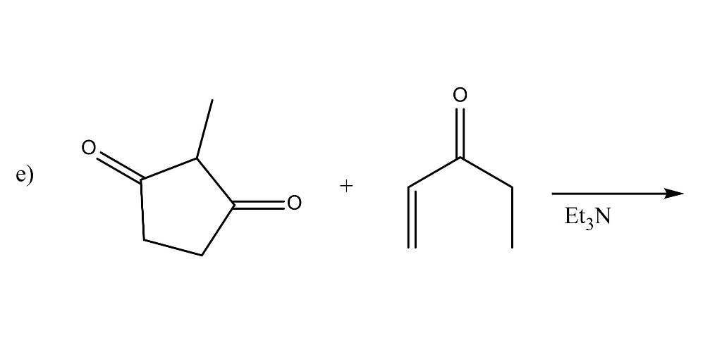 Solved O O e) O Et3N | Chegg.com