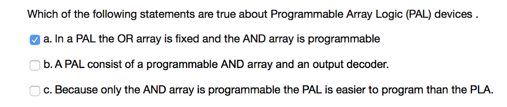 Solved: Which Of The Following Statements Are True About P... | Chegg.com