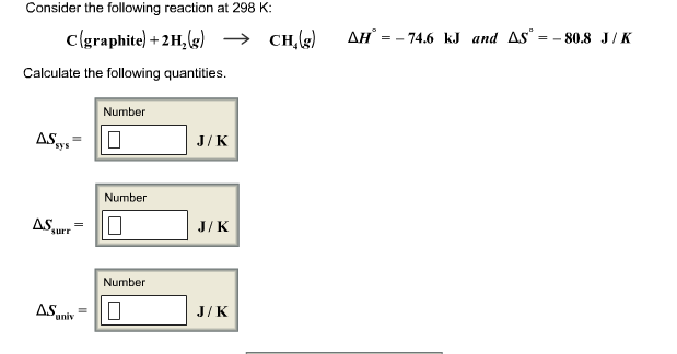 Solved Consider the following reaction at 298 K: C | Chegg.com