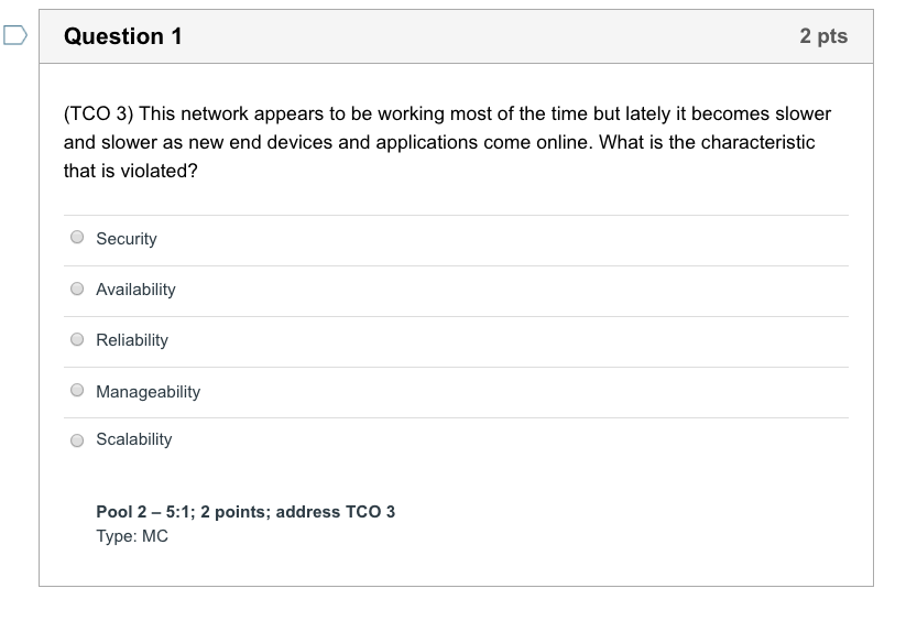 Solved DQuestion 4 2 pts TCO 3) What piece of information is | Chegg.com Solved DQuestion 4 2 pts TCO 3) What piece of information is | Chegg.com