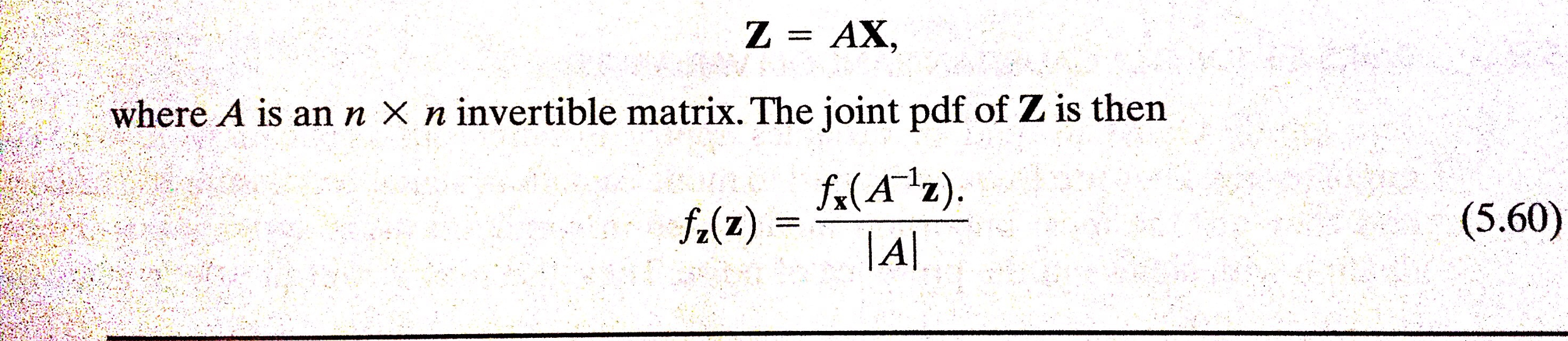 Gaussian Random Vector Mean Vector Covariance