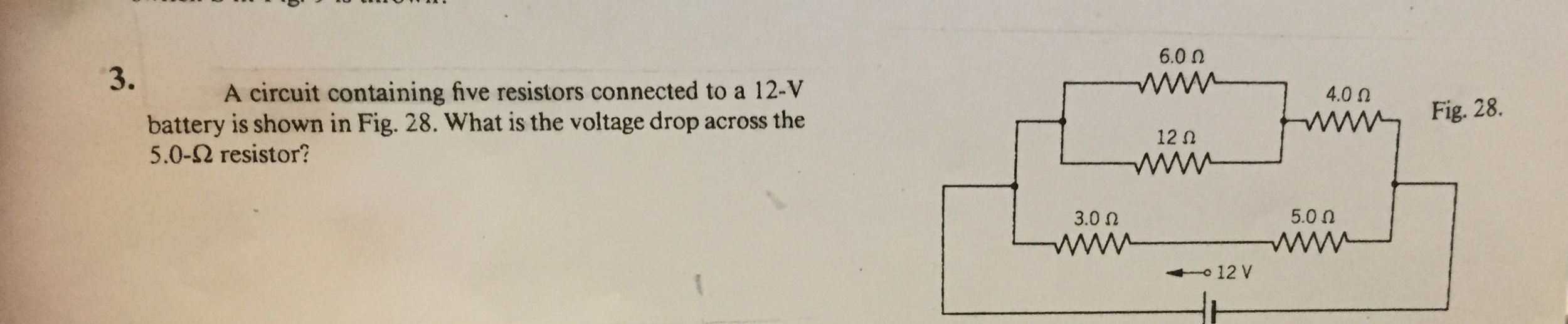 Solved A circuit containing five resistors connected to a | Chegg.com