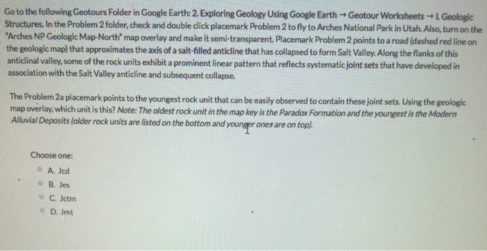 Go to the following Geotours Folder in Google Earth: | Chegg.com