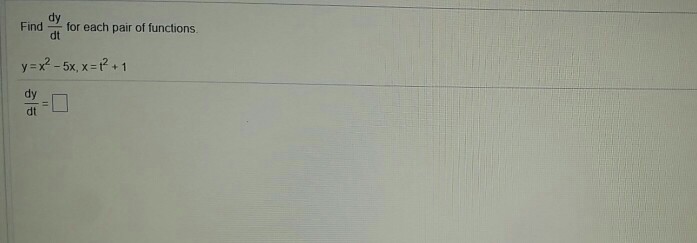 Solved Differentiate the given function. (Type an exact | Chegg.com